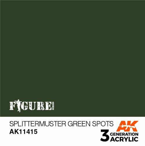 AK-Interactive AK 11415 Splittermuster Green Spots