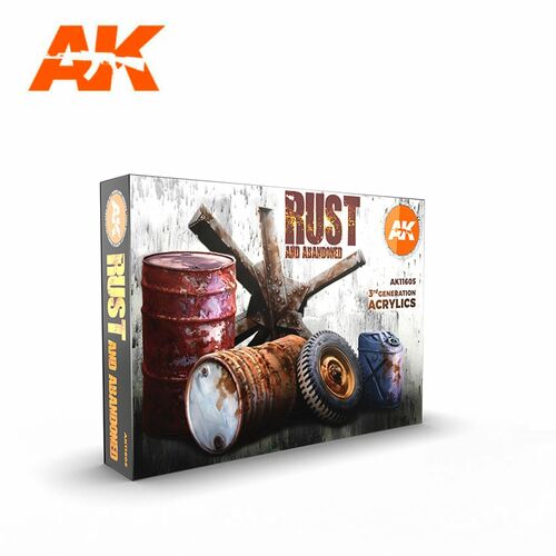 AK-Interactive 11605 3GA Rust Abandoned Set