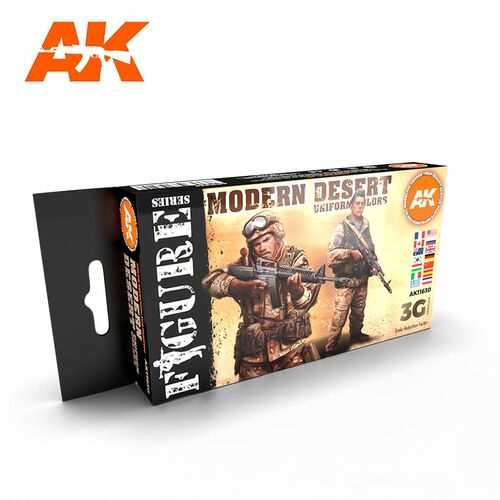 AK-Interactive AK 11630 Modern Desert Uniform Colors Set
