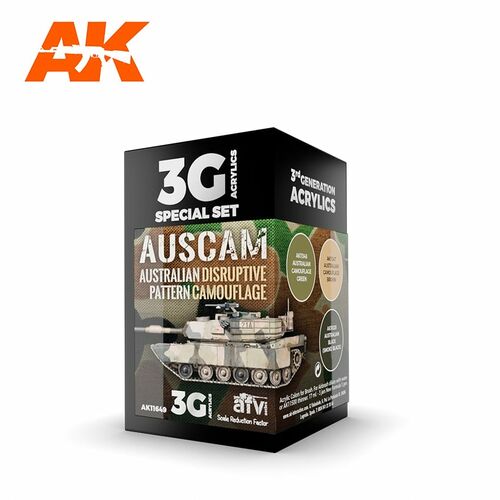 AK-Interactive AK 11649 Auscam Colors Set