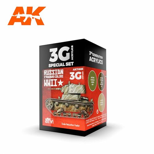AK-Interactive AK 11665 WWII Russian Standard Colors Set