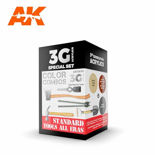 AK-Interactive AK 11670 Standard Tools All Eras Set