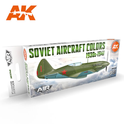 AK-Interactive AK 11740 Soviet Aircraft Colors 1930s-1941 Set