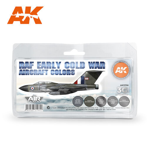 AK-Interactive AK 11756 Early Cold War RAF Aircraft Colors Set