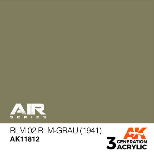 AK-Interactive AK 11812 RLM 02 RLM-Grau (1941)