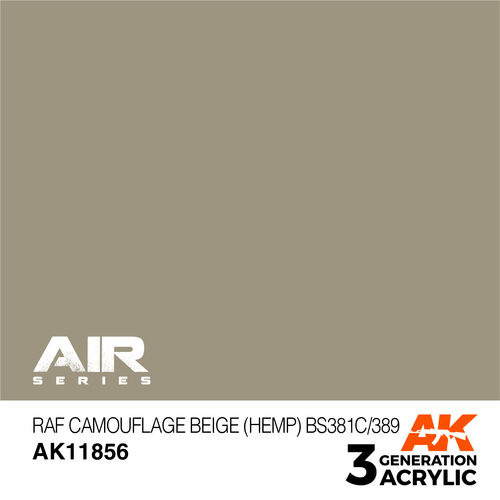 AK-Interactive AK 11856 RAF Camouflage Beige (Hemp) BS381C/389