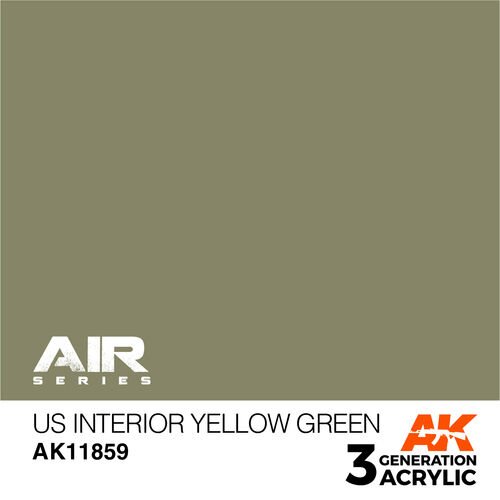 AK-Interactive AK 11859 US Interior Yellow Green