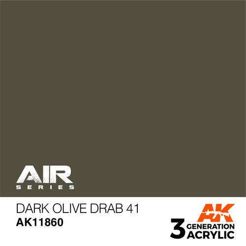 AK-Interactive AK 11860 Dark Olive Drab 41