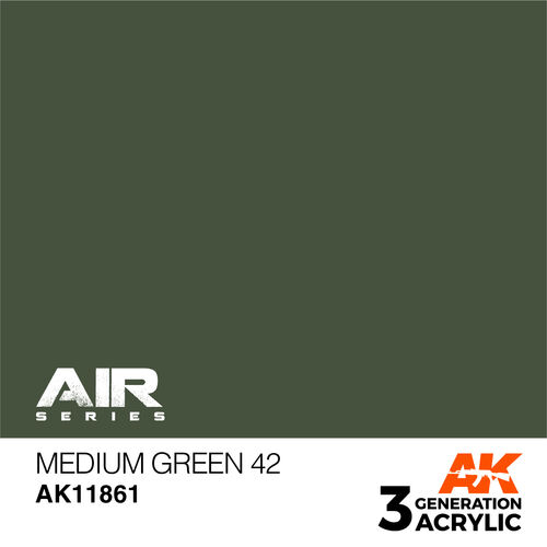AK-Interactive AK 11861 Medium Green 42