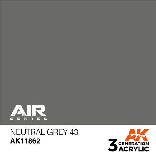 AK-Interactive AK 11862 Neutral Grey 43