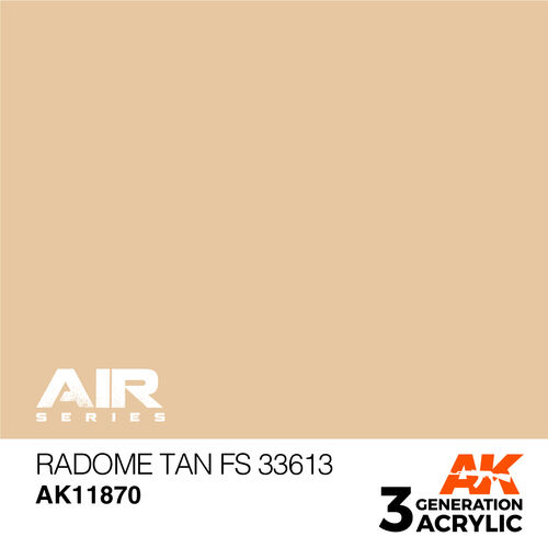 AK-Interactive AK 11870 Radome Tan FS 33613