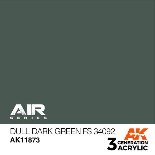 AK-Interactive AK 11873 Dull Dark Green FS 34092