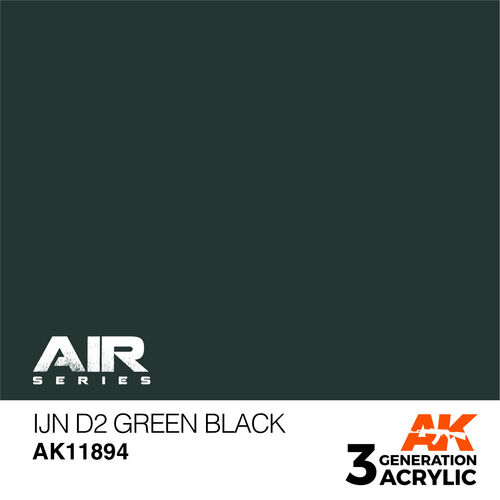 AK-Interactive AK 11894 IJN D2 Green Black