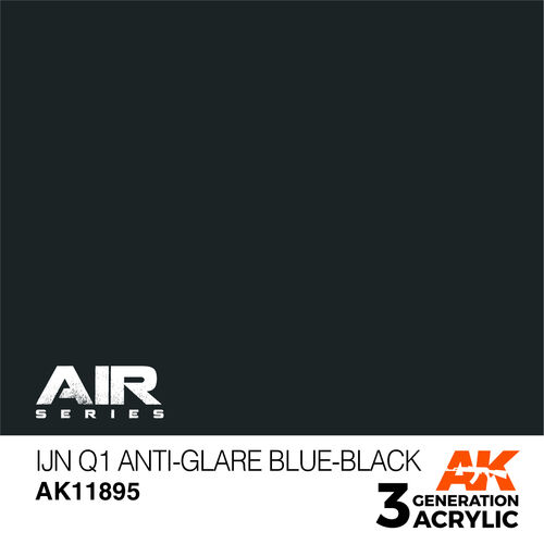 AK-Interactive AK 11895 IJN Q1 Anti-Glare Blue-Black