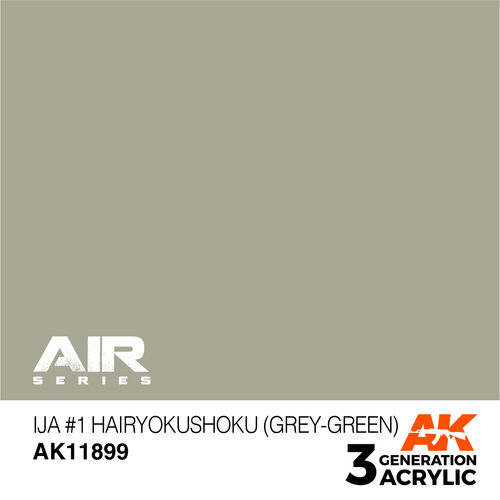 AK-Interactive AK 11899 IJA #1 Hairyokushoku (Grey-Green)