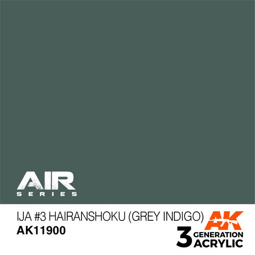 AK-Interactive AK 11900 IJA #3 Hairanshoku (Grey Indigo)