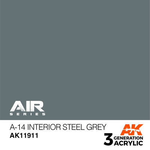 AK-Interactive AK 11911 A-14 Interior Steel Grey