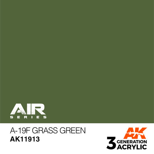 AK-Interactive AK 11913 A-19f Grass Green
