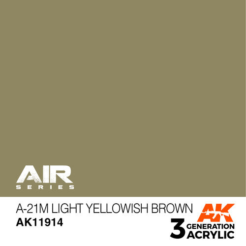 AK-Interactive AK 11914 A-21m Light Yellowish Brown