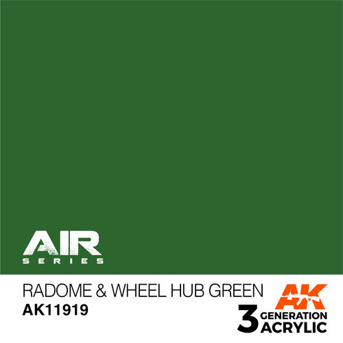 AK-Interactive AK 11919 Radome & Wheel Hub Green