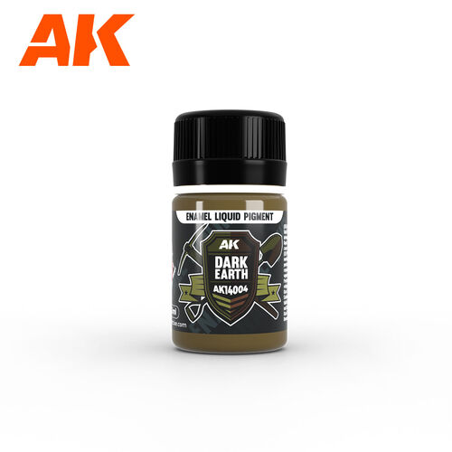AK-Interactive AK14004 Liquid Pigment - Dark Earth Enamel