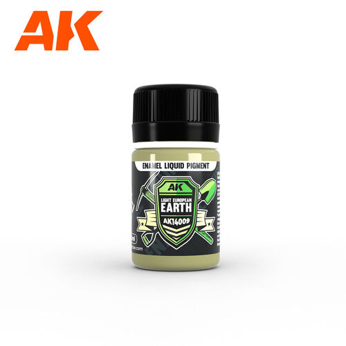 AK-Interactive AK14009 Liquid Pigment - Light European Earth Enamel