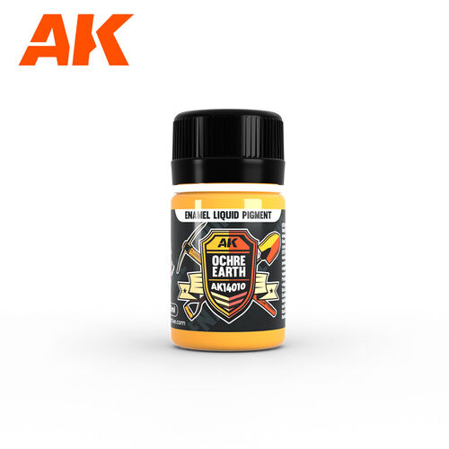 AK-Interactive AK14010 Liquid Pigment - Ochre Earth Enamel