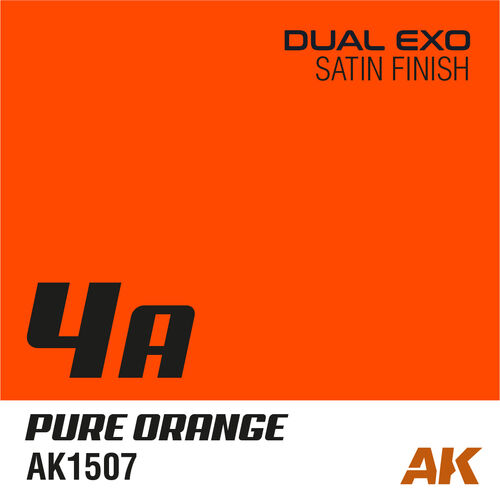 AK-Interactive AK1507 Pure Orange Satin (Dual Exo 4A)