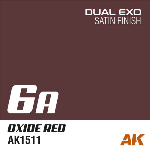 AK-Interactive AK1511 Oxide Red Satin (Dual Exo 6A)