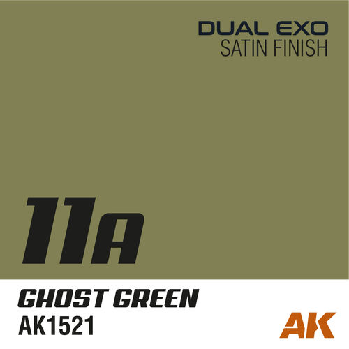 AK-Interactive AK1521 Ghost Green Satin (Dual Exo 11A)