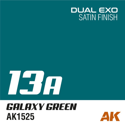 AK-Interactive AK1525 Galaxy Green Satin (Dual Exo 13A)