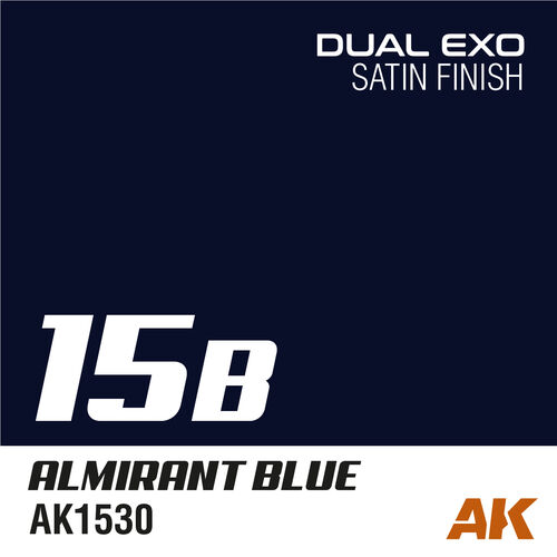AK-Interactive AK1530 Almirant Blue Satin (Dual Exo 15B)
