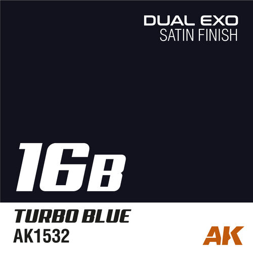AK-Interactive AK1532 Turbo Blue Satin (Dual Exo 16B)