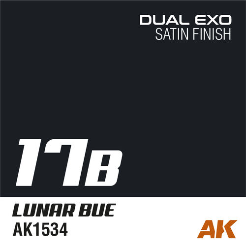 AK-Interactive AK1534 Lunar Bue Satin (Dual Exo 17B)