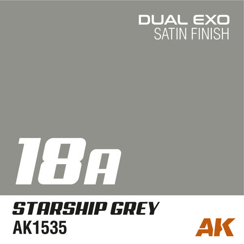 AK-Interactive AK1535 Starship Grey Satin (Dual Exo 18A)