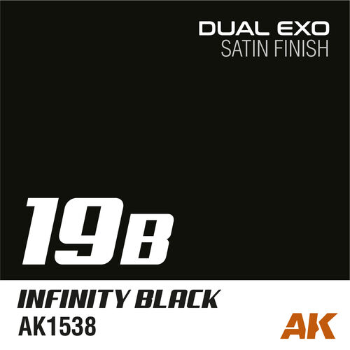 AK-Interactive AK1538 Infinity Black Satin (Dual Exo 19B)
