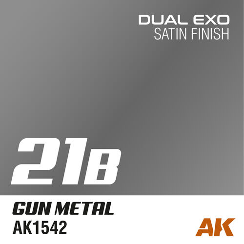 AK-Interactive AK1542 Gun Metal Satin (Dual Exo 21B)