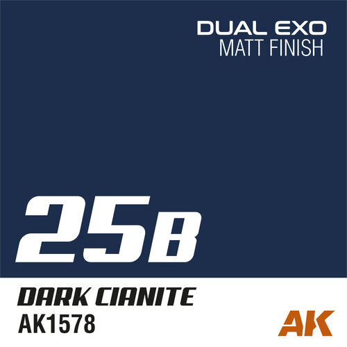AK-Interactive AK1578 Dark Cianite Matt (Dual Exo 25B)