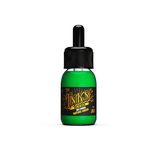 AK-Interactive AK 16008 The Inks - Nature Green Acrylic