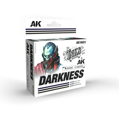 AK-Interactive AK 16023 The Inks Set - Darkness Acrylic