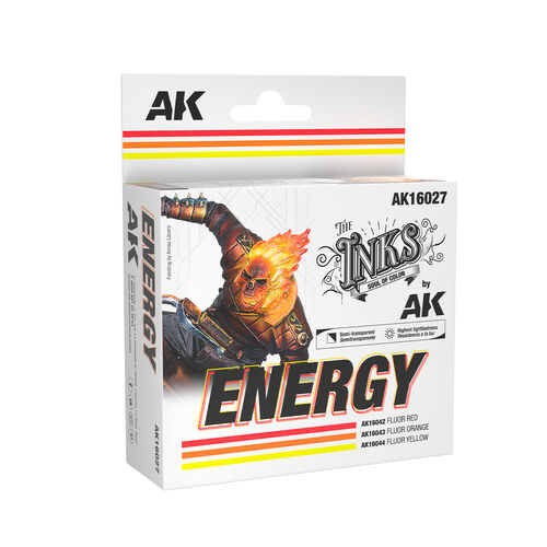 AK-Interactive AK 16027 Energy - Ink Set