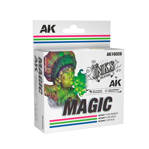 AK-Interactive AK 16028 Magic - Ink Set