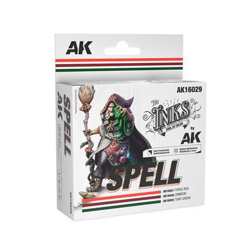 AK-Interactive AK 16029 Spell - Ink Set