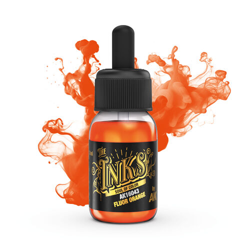 AK-Interactive AK 16043 The Inks - Fluor Orange