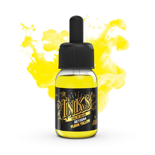 AK-Interactive AK 16044 The Inks - Fluor Yellow