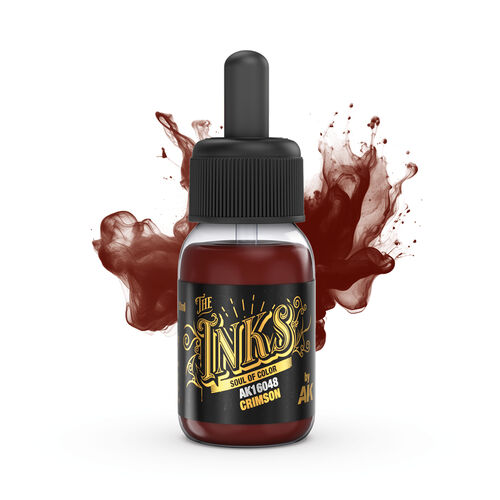 AK-Interactive AK 16048 The Inks - Crimson