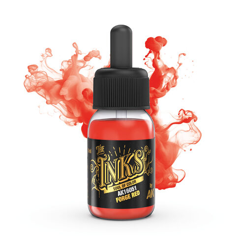 AK-Interactive AK 16051 The Inks - Forge Red