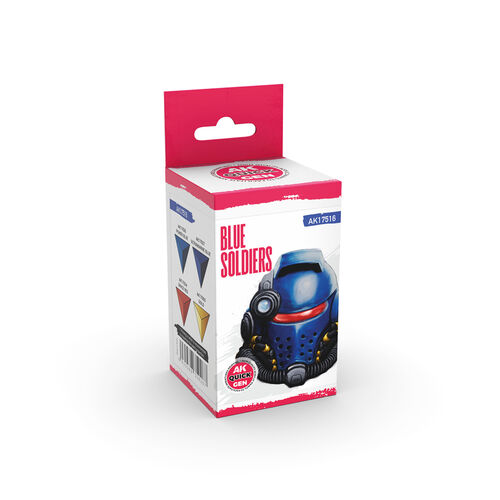 AK-Interactive AK 17516 Blue Soldiers Paints Set