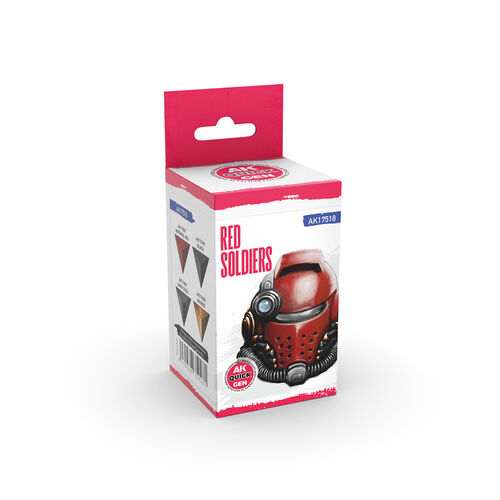 AK-Interactive AK 17518 Red Soldiers Paints Set