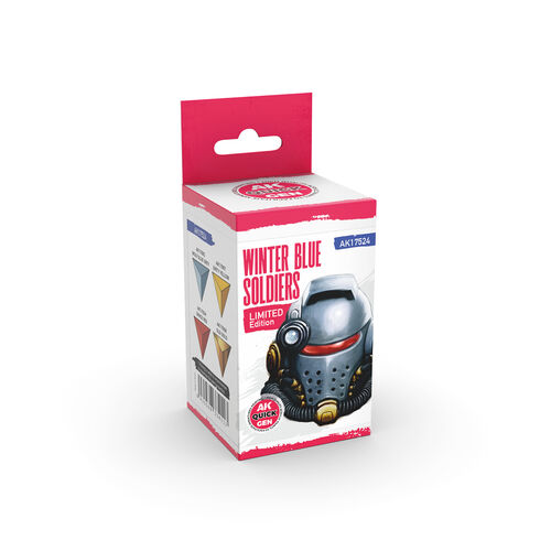 AK-Interactive AK 17524 Winter Blue Soldiers Paints Set